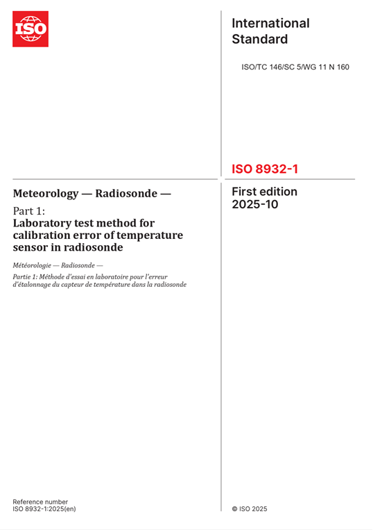 New ISO Standard Advances Accuracy of Global Climate Observations ...